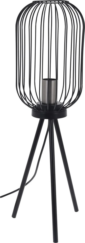 Designová lampa z černého kovu