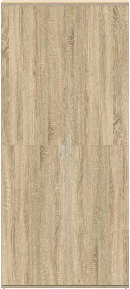 Skříň na obuv 80 x 39 x 178 cm Kompozitní dřevo Sonoma dub 3333868
