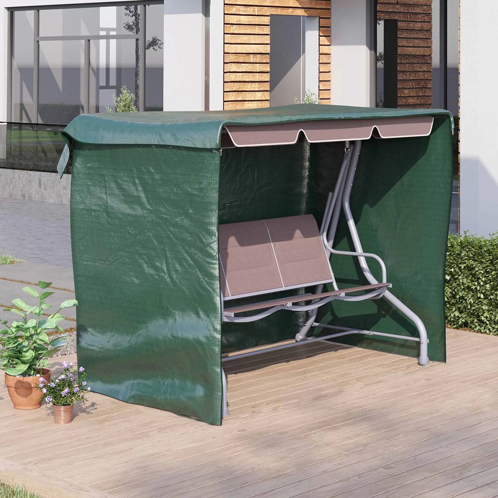 Ochranná plachta Outsunny® nepromokavá s UV ochranou 215x155x150cm pro nábytek a zahradu | Aosom.de