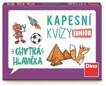 Dino Kapesní kvízy JUNIOR Chytrá hlavička