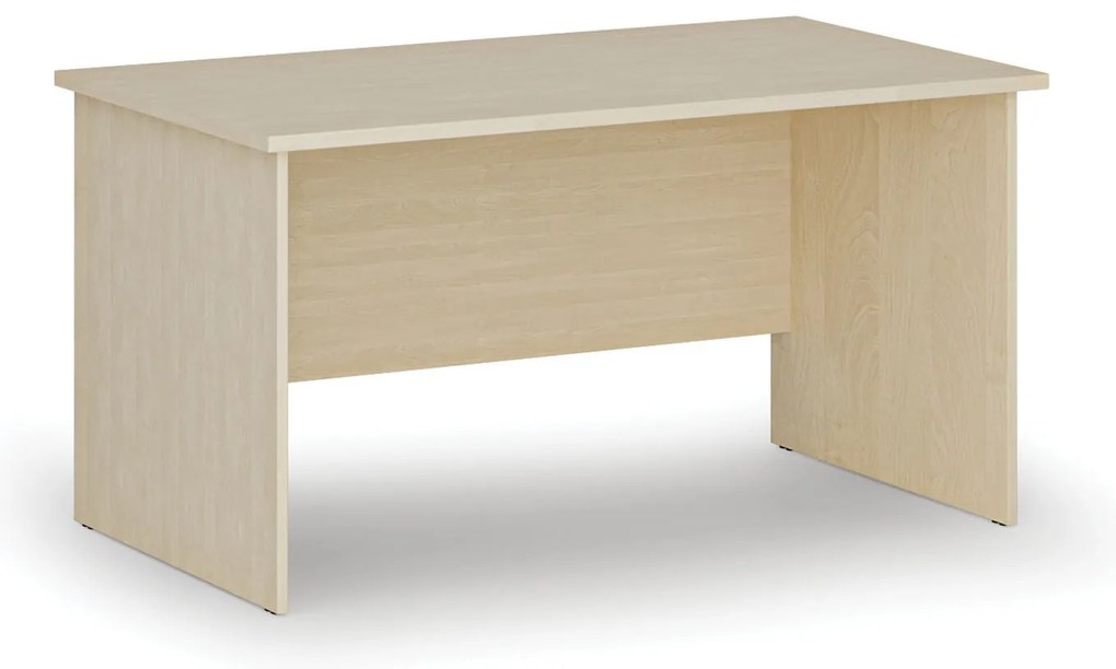Kancelářský psací stůl PRIMO WOOD, 140x80 cm, bříza