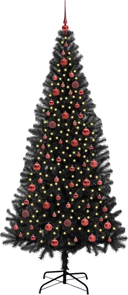 Vánoční stromeček Černá 210 cm PVC 3396487