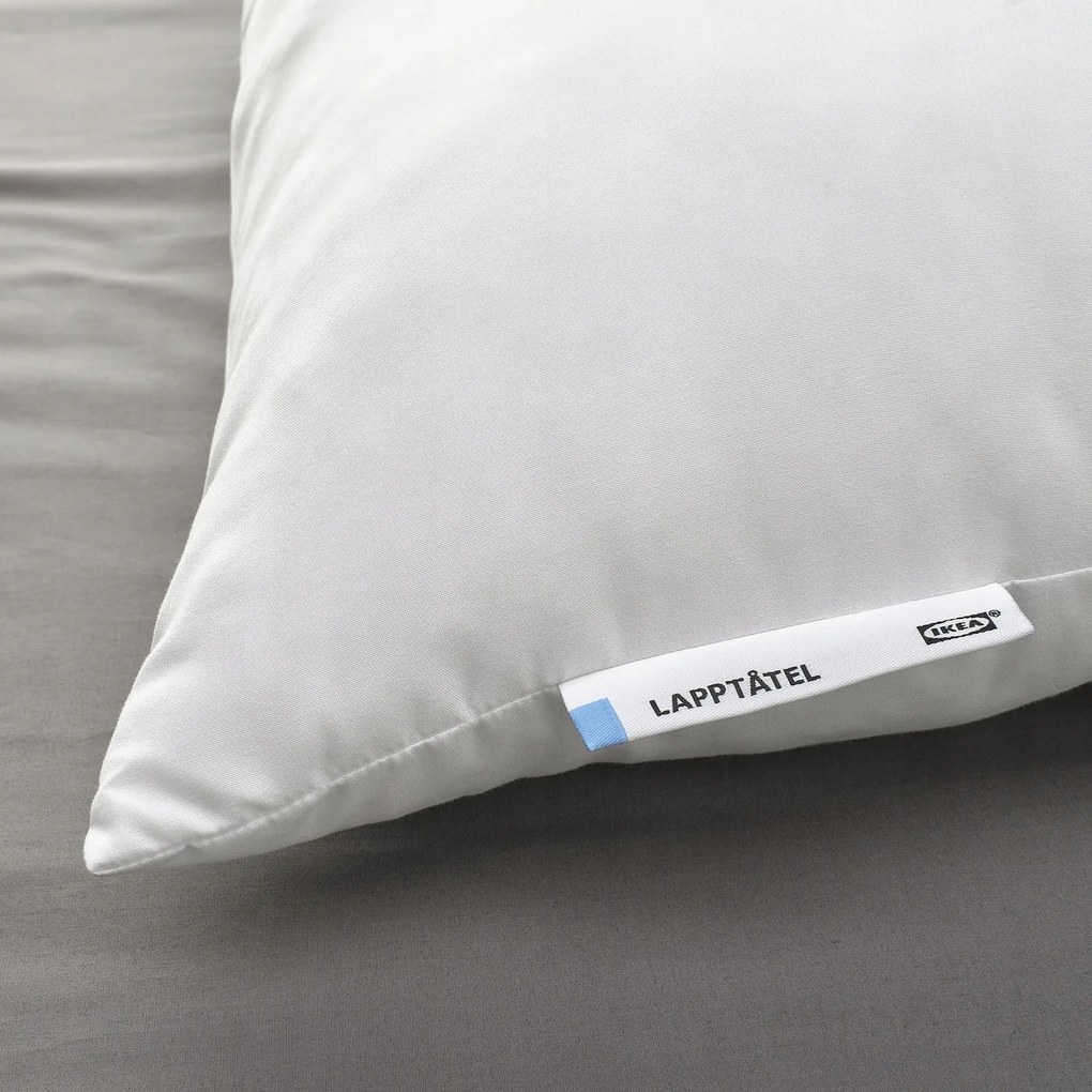 IKEA LAPPTATEL polštář nízký 50x60 pro spící na břiše KOMPLET