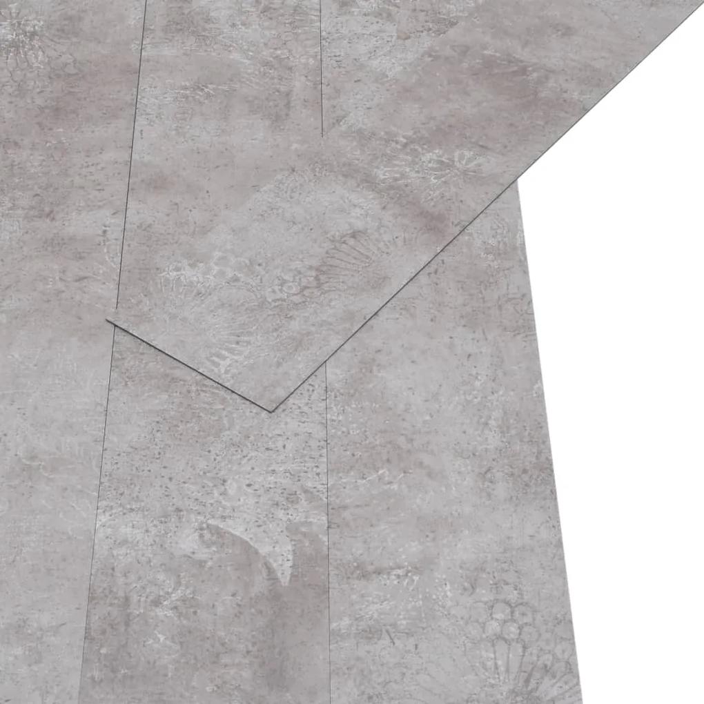 Nesamolepicí PVC podlahová prkna 5,26 m² 2 mm zemitě šedá,  146605