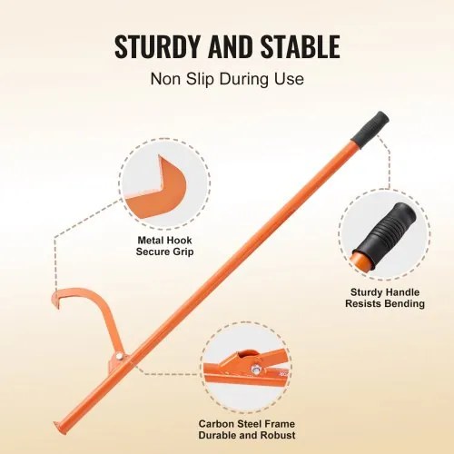 Nástroj Cant Hook Nářadí 118,1 cm Zesílené provedení Ocelový válec na klády Lesnické