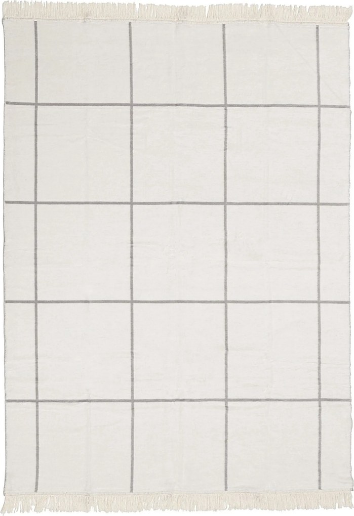 Deka Cotton Cloud 150x200 Grey&Ecru Check