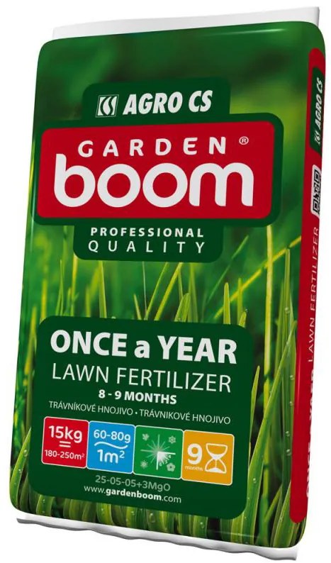 Garden Boom Once a Year 25-05-08+3MgO 15kg