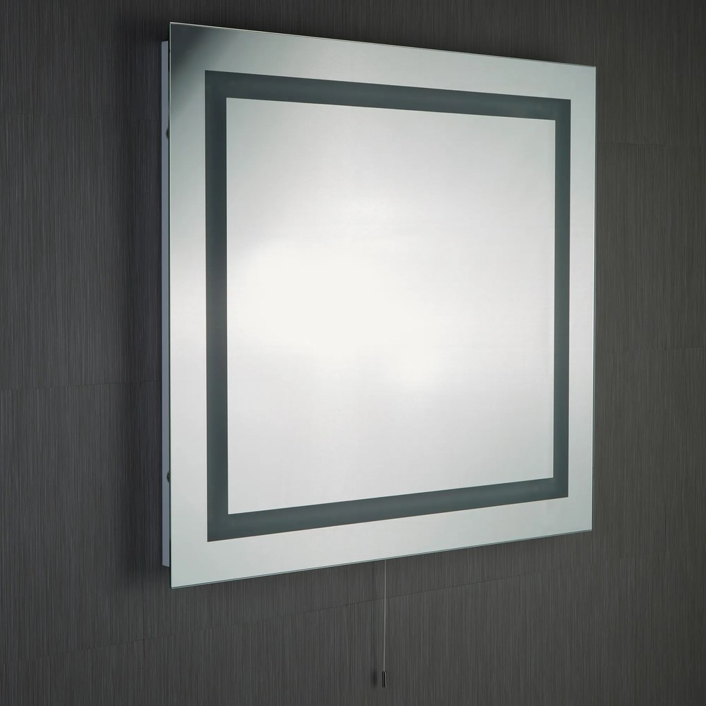Searchlight 8510 MIRROR nástěnné zrcadlo LED o rozměru 65x70cm
