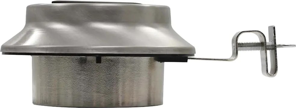Zahradní solární lampy 12 ks LED kulaté 12 cm bílé 277135