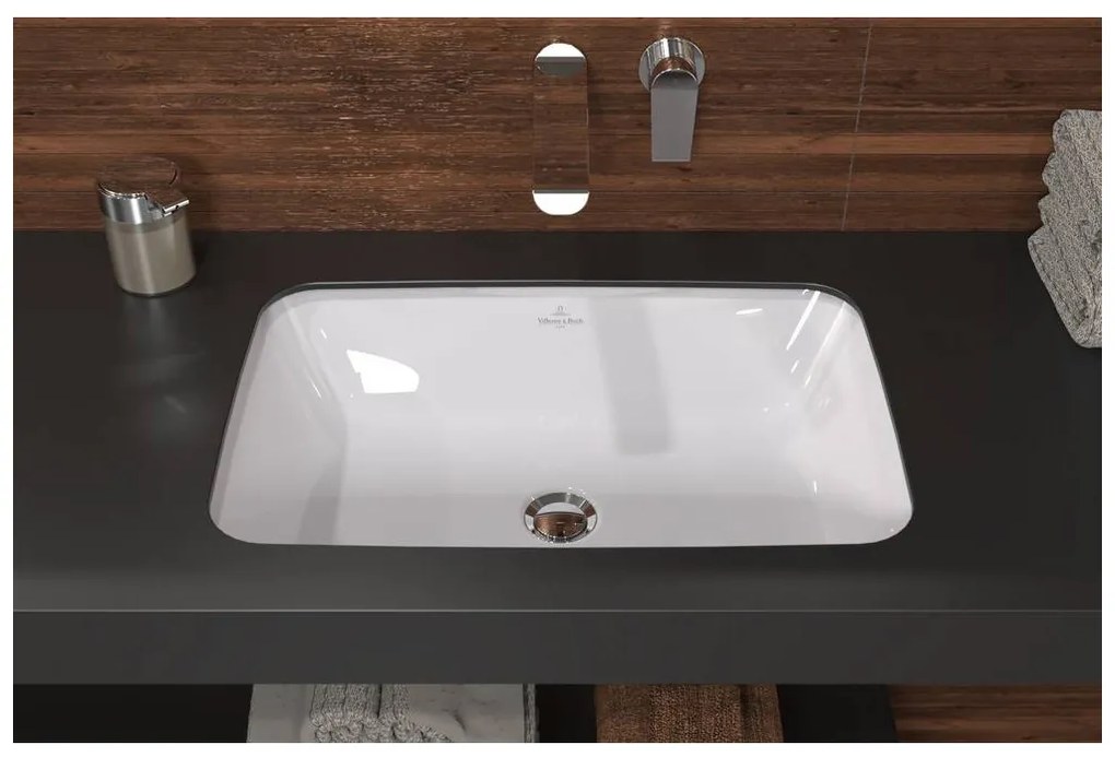 Villeroy & Boch ARCHITECTURA - Zápustné umyvadlo, 560x360x180 mm, s přepadem, bílá alpin 5A776001