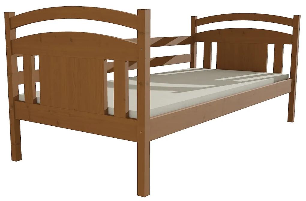 Dětská postel masiv 029 borovice masiv 80 x 200 cm dub