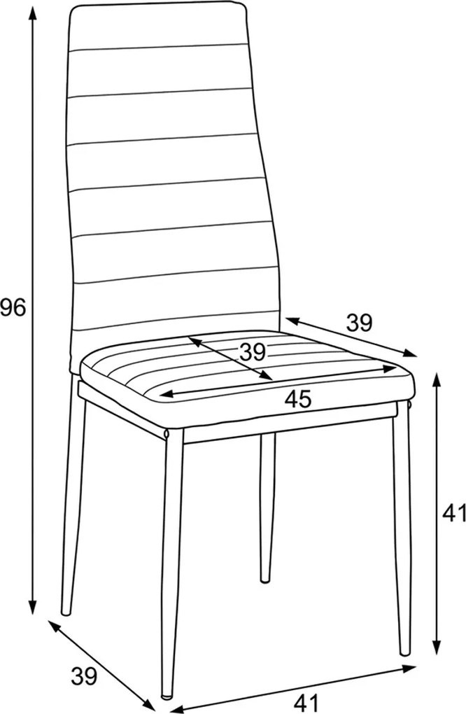 Autronic Jídelní židle DCL-V5031 Barva potahu: Béžová