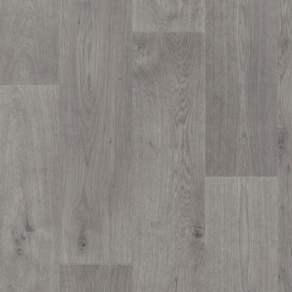 Gerflor, PVC podlaha - lino AladinTex Ultra 1751 Pure Oak grey, na míru, šíře 4m, šedá, filc, chodba / předsíň