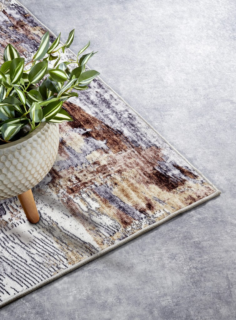 ELLE Decoration, Kusový koberec Imagination New 106036 Copper/Gold z kolekce Elle, 200x290, vícebarevná, ložnice
