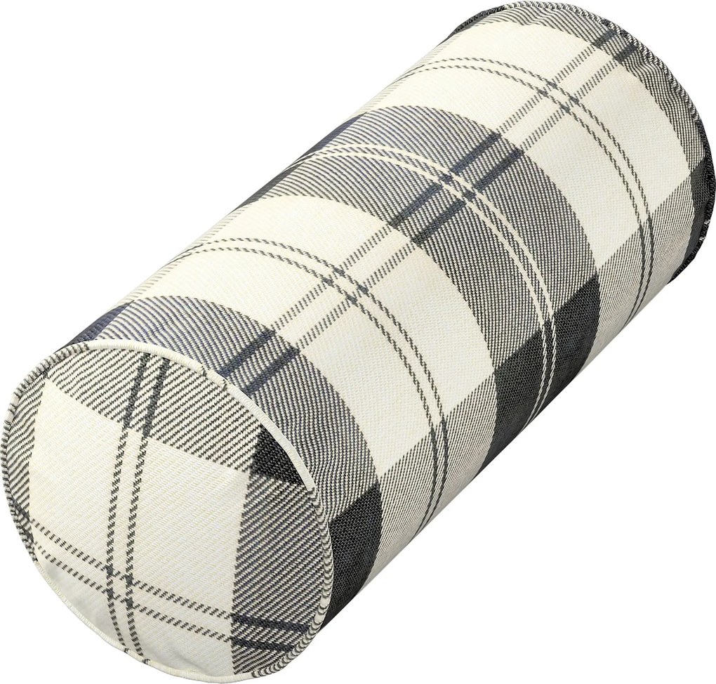 Potah na válec IKEA Ektorp barva černá látka pletený vzor, vzorované
