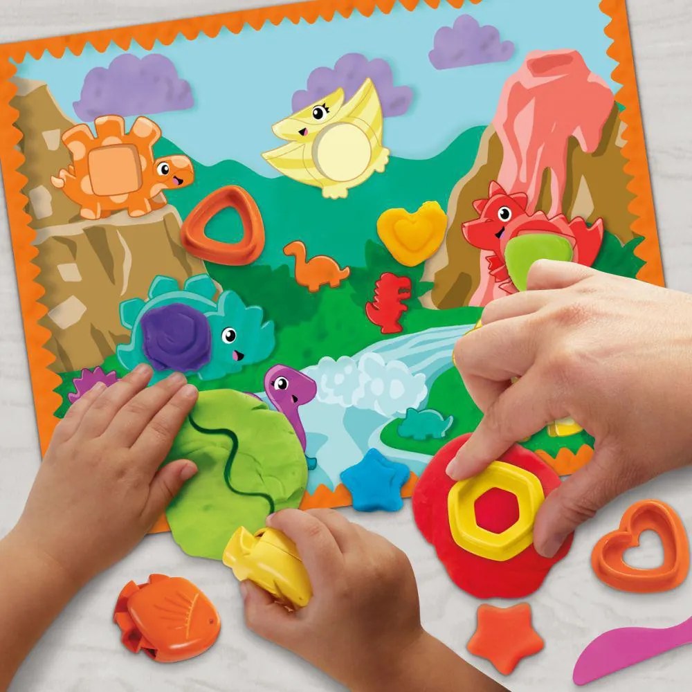 Hasbro Play-Doh Tvary a barvy Dino