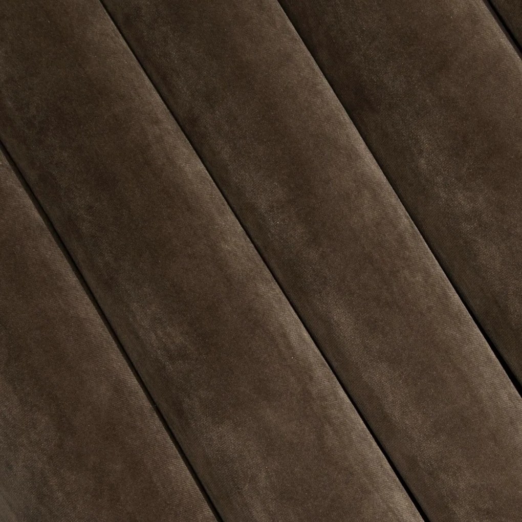 ZATEMŇOVACÍ ZÁVĚS NA KROUŽCÍCH VILLA 140X250 CM HNĚDÁ