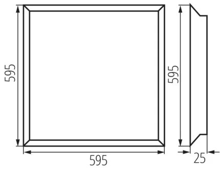 LED panel Kanlux BLINGO U24W 4000 60NW 37179