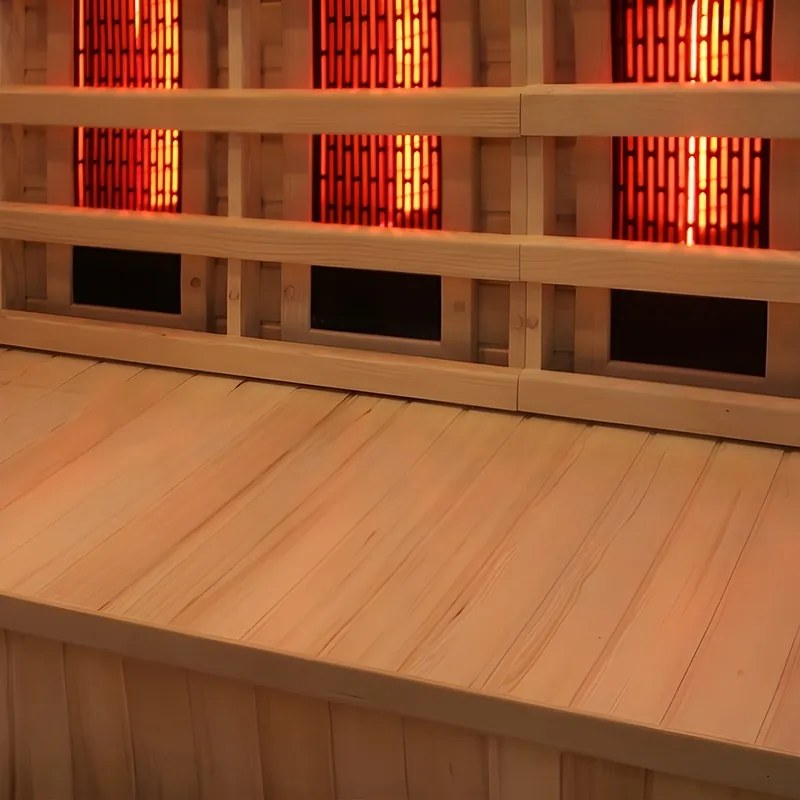BPS-koupelny Kombinovaná sauna 2v1  - Infrasauna + finská sauna 150x150, 4-5 osob