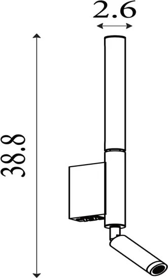 Searchlight 28127BK - LED Bodové svítidlo ARCHITECT LED/7W/230V černá