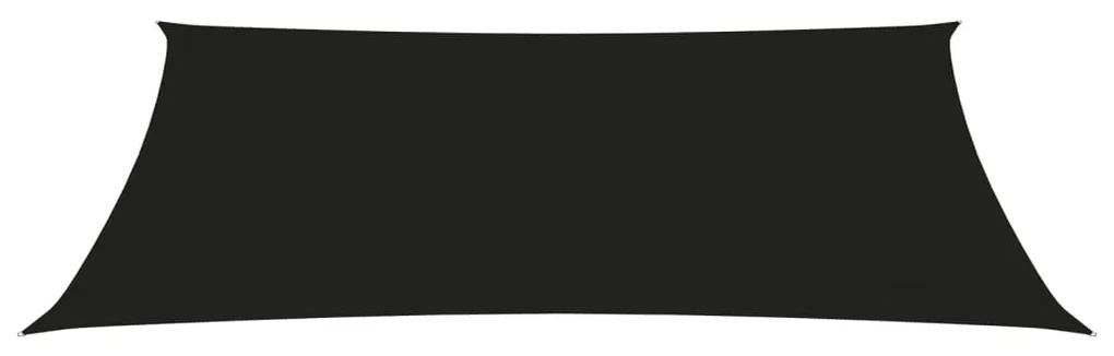 vidaXL Stínící plachta oxfordská látka obdélníková 2 x 5 m černá