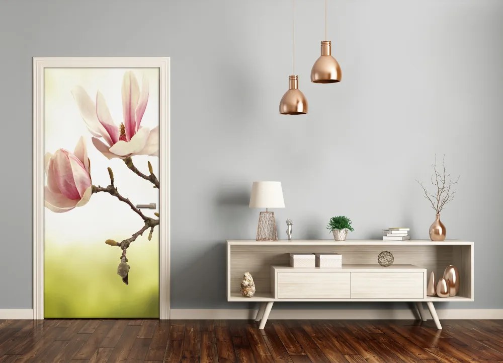 Fototapeta samolepící květy magnolie 95x205 cm