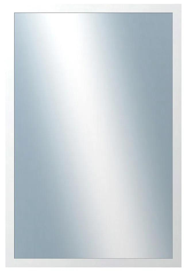 DANTIK - Zarámované zrcadlo - rozměr s rámem cca 40x60 cm z lišty PERLA bílá lesklá vysoká (2746)