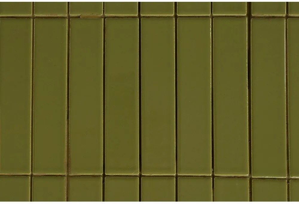 Zelený keramický konferenční stolek 47x80 cm Tiles – Zuiver