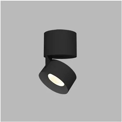 Led2 Stropní LED svítidlo KLIP ON, ø 77 mm, 2700K Barva stínidla: černá, Stmívání: DALI/PUSH, Barva podstavce: černá