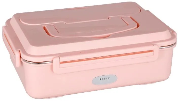 U&M Parts Ohřívací box na jídlo osobní , nákladní auto , kancelář 220v, 12v, 24v, Trovita růžová, Barvy a parametry Růžová