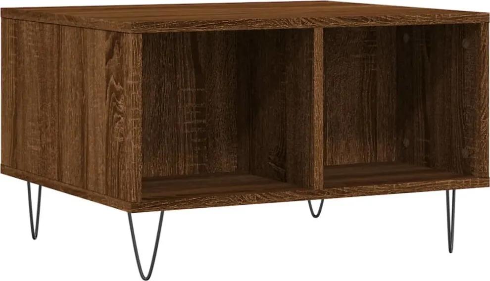 vidaXL Konferenční stolek 60x50x36,5 cm kompozitní dřevo [830547] Barva: Černá