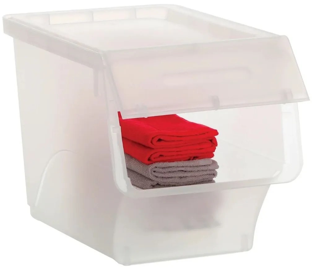 5Five® Úložný box ALL IN BOX s děleným víkem, 24l - 28,5 x 45,5 x 31 cm