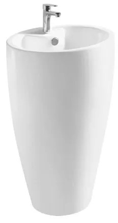 Mexen Orkla, volně stojící umyvadlo 50x38x81,5 cm, bílá lesklá, 26065000