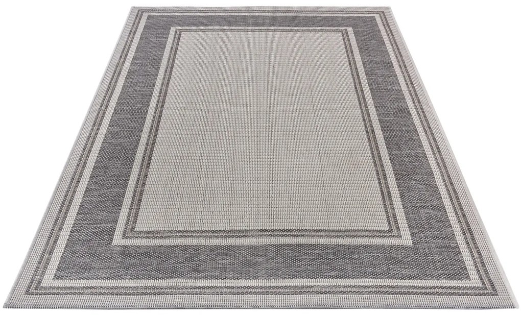 Hanse Home, Kusový koberec Clyde 105910 Cast Beige Grey – na ven i na doma, 190x290, šedá, chodba / předsíň