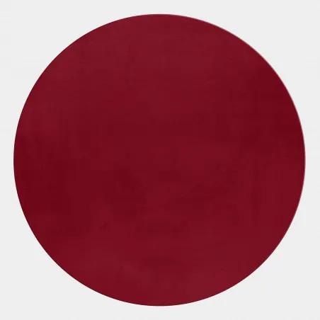 Kusový koberec kruh Pouffy 5100 red Kruh 200 cm průměr