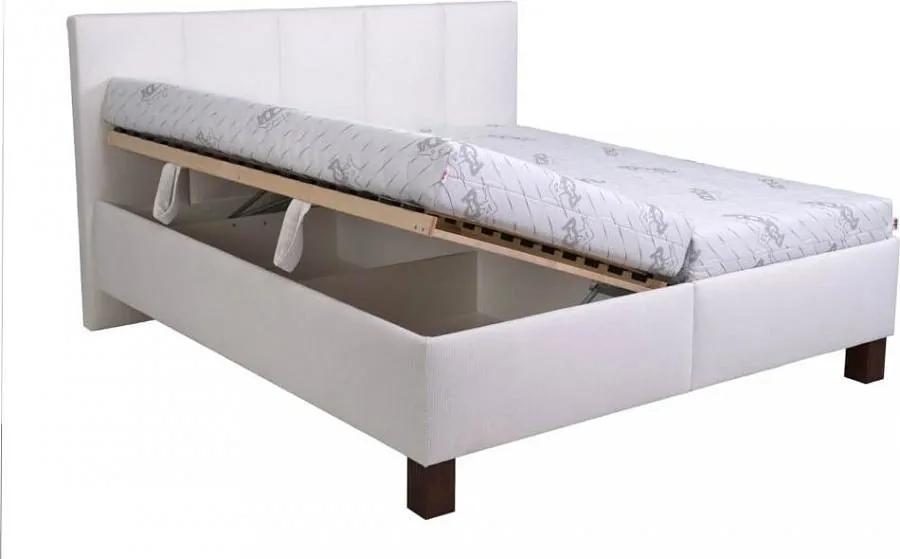 Pohoda Čalouněná postel SARAY s úložným prostorem a volně loženou matrací | Látka: Alfa 8,Šířka matrace: 180 cm