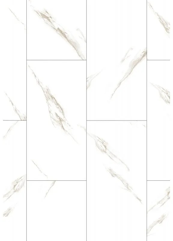 Mexen River White vinylové panely 610 x 305 mm SPC 6,5 mm, podložka IXPE 1,5 mm, 4 V-Fuga, Jazz White - F1150-0610-305-505-4V1-9