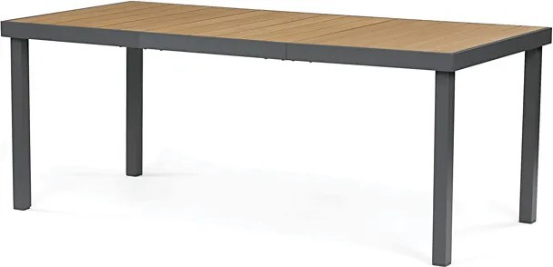 Autronic Zahradní stůl AZT-W1408 GREY 190x90 cm Barva: Šedá