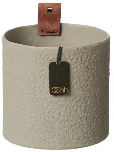 OOhh Zero waste květináč Madrid Cylinder Light Brown Rozměry: 11 x 11 cm