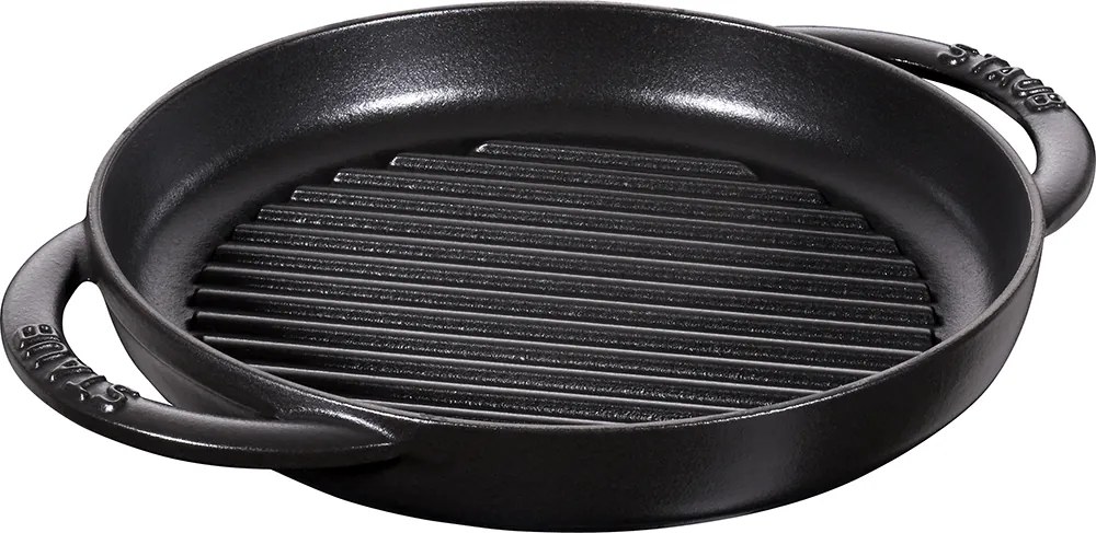 Staub kulatý litinový gril 22 cm, černá