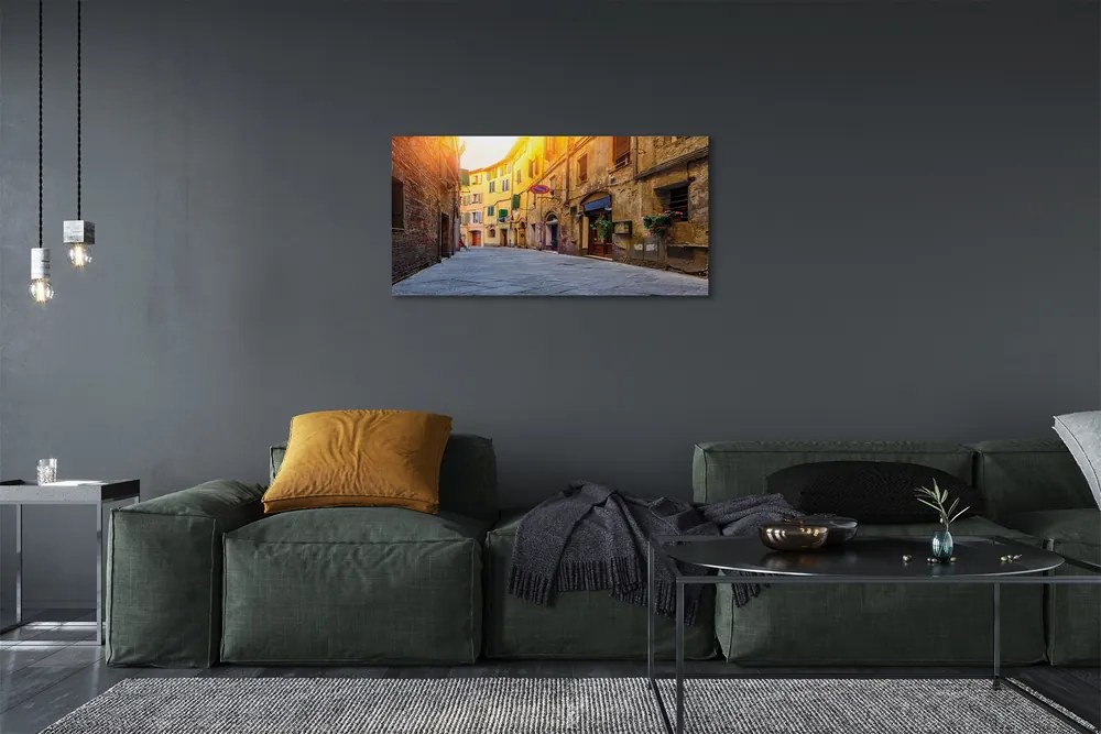 Obrazy na plátně Italy Street budovy 140x70 cm