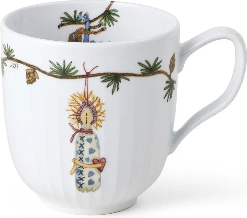 Bílý porcelánový hrnek s vánočním motivem 330 ml Hammershøi Christmas – Kähler Design