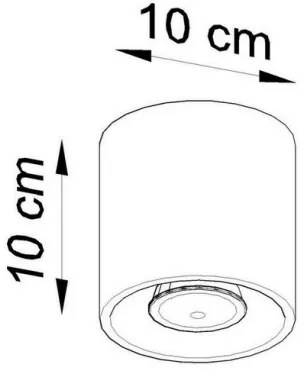 Stropní svítidlo SOLLUX Orbis 1 GU10 1x40W bez zdroje SL.0021 bílá