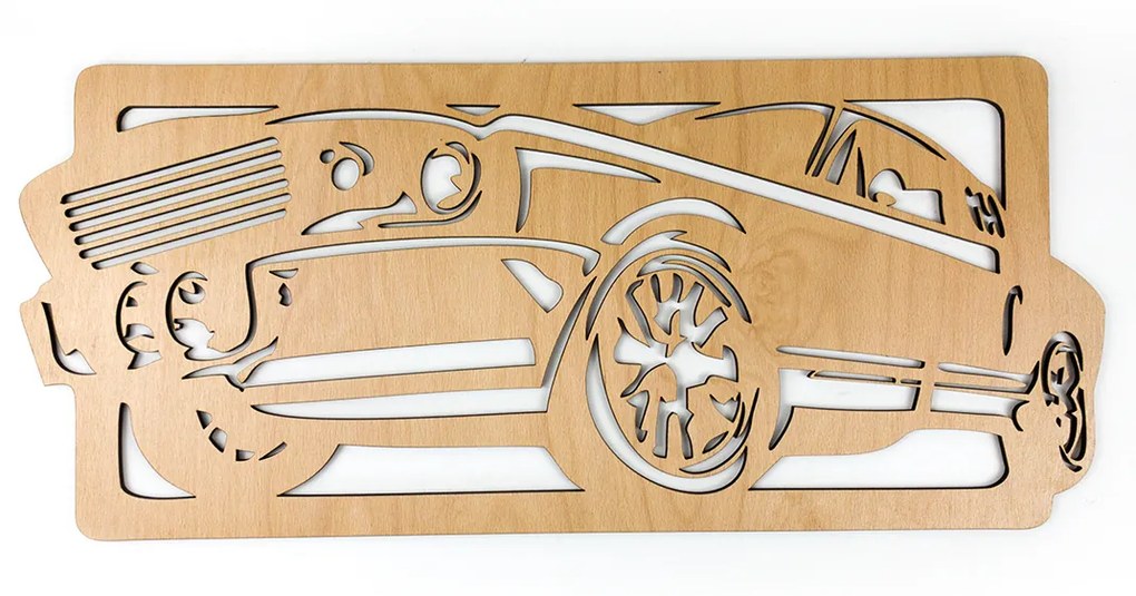 Živá Zeď Dřevěná nástěnná dekorace Auto Ford Mustang