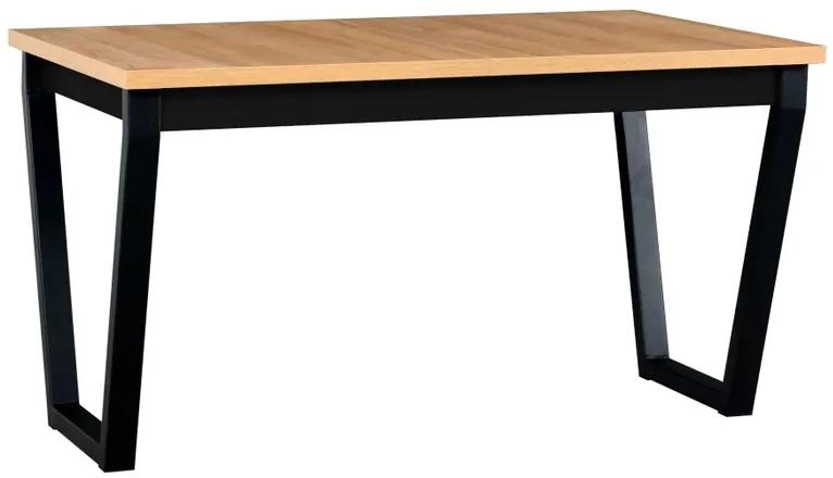 Jídelní stůl IKON 2 + doprava zdarma deska stolu ořech, nohy stolu / podstava černá