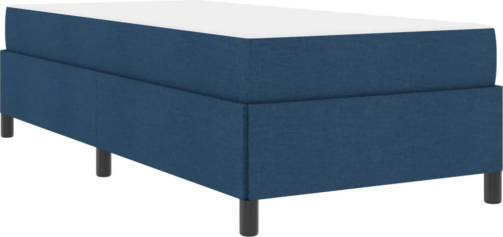Postel s boxspringem Modrá 80 x 200 cm textil 3398821