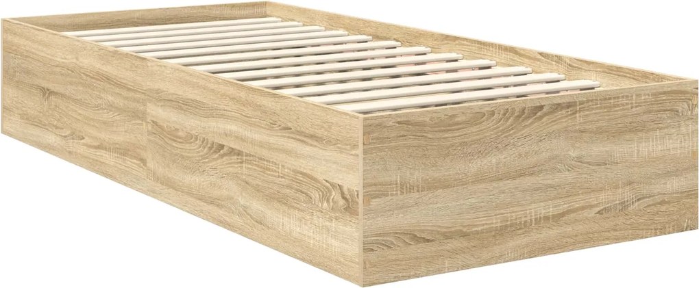Rám postele s čelo Sonoma dub 75 x 190 cm Kompozitní dřevo 3408720