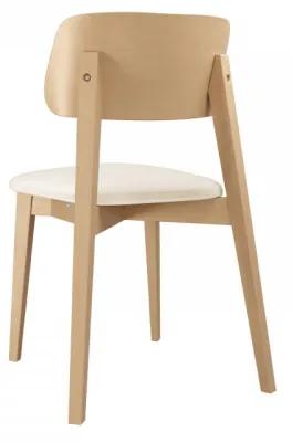 Čalouněná jídelní židle KT63/C, Potah: Magic Velvet 2217, Barva dřeva: buk