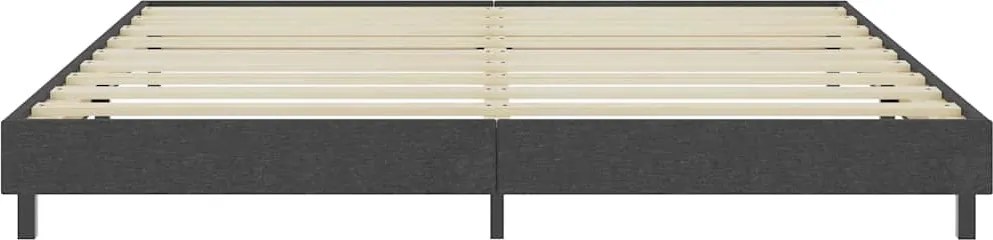 Postel boxspring šedá textil 200 x 200 cm 287459
