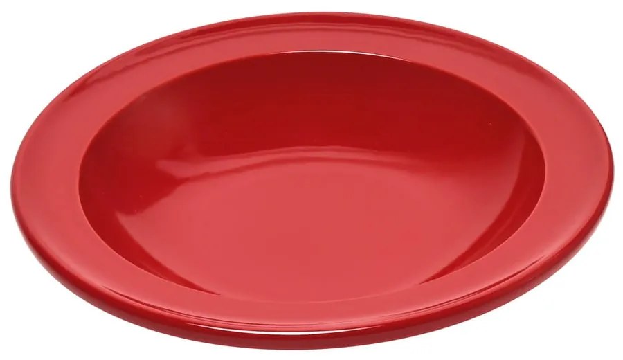 Červený polévkový talíř Emile Henry, ⌀ 22,5 cm